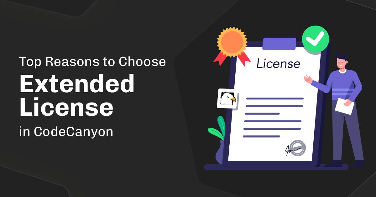 Choose Extended License on CodeCanyon - 6amTech