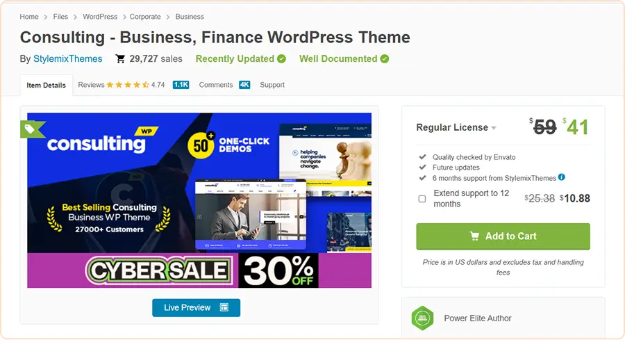 Envato Cyber Monday & Black Friday Deals 2025: 30-50% Off