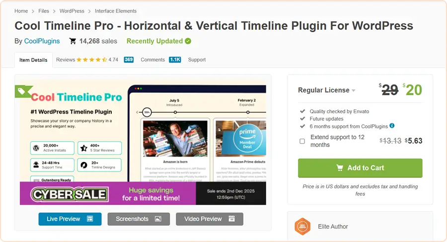 Envato Cyber Monday & Black Friday Deals 2025: 30-50% Off